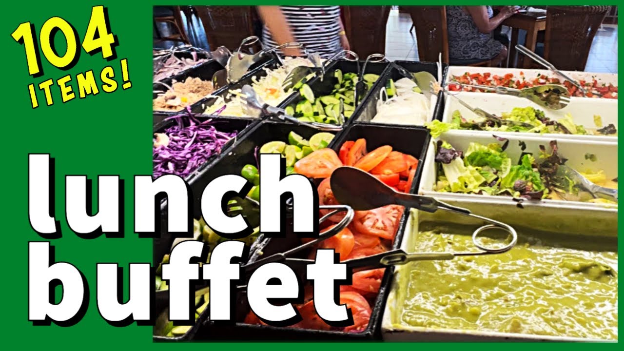 104 ITEMS! Lunch Buffet | Riu Emerald Bay Mazatlan | Feb 2023 - YouTube