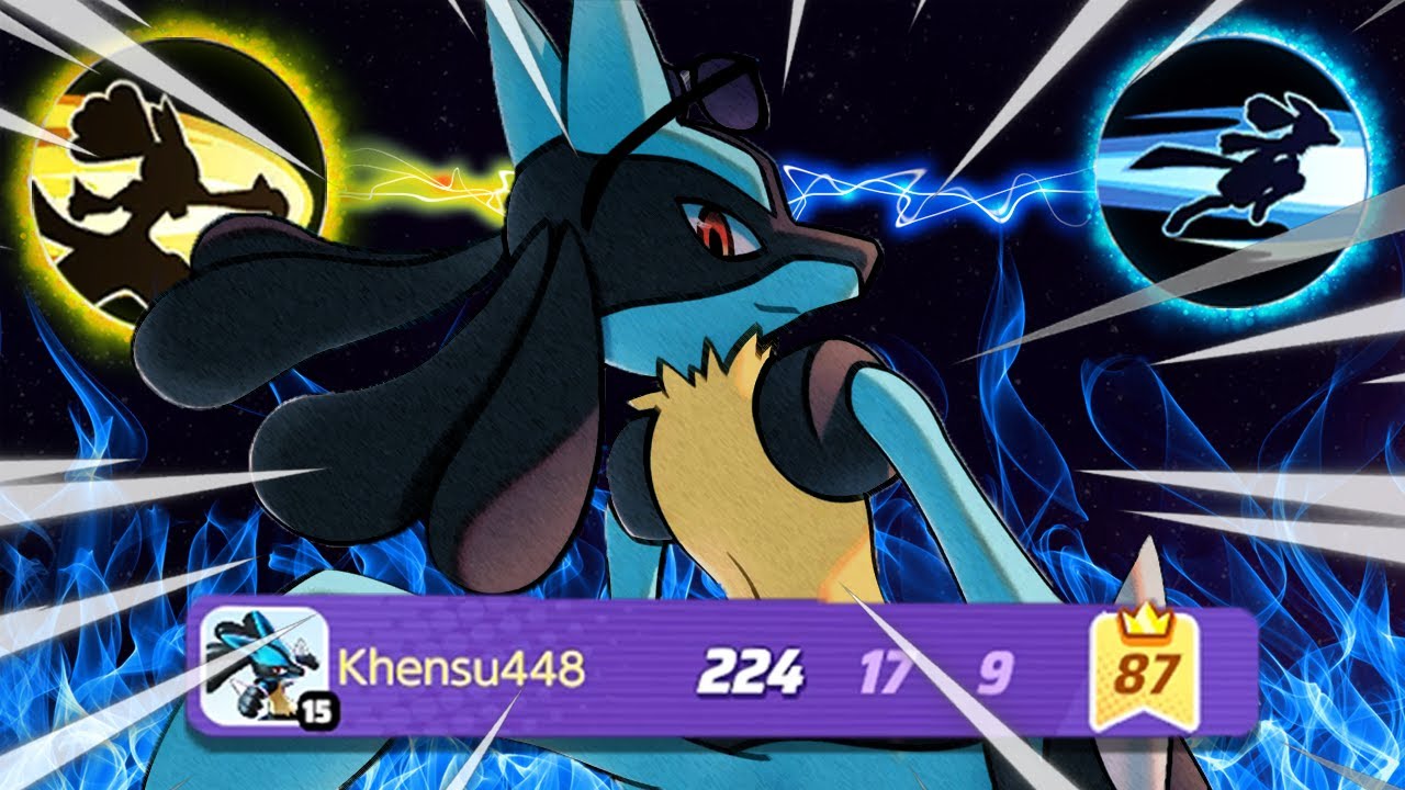 LUCARIO.EXE | Pokémon Unite - YouTube