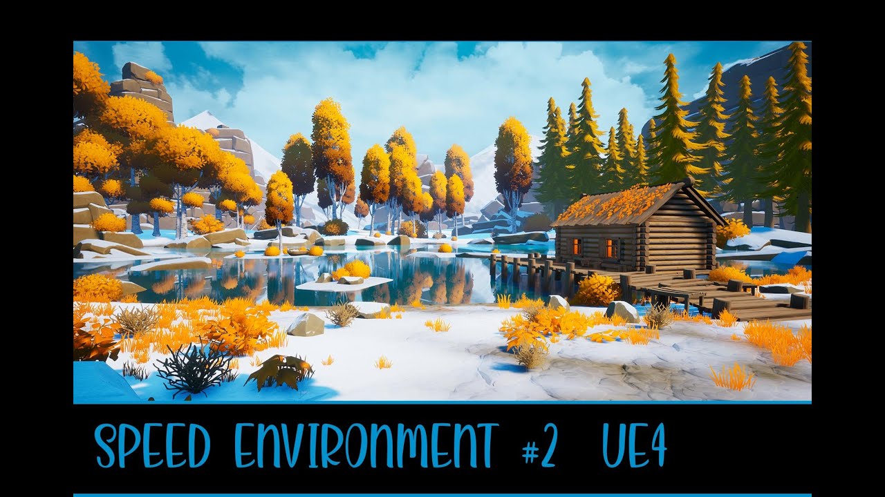Creating a Picturesque Autumn Lake - Unreal Engine - Speed Environment ...