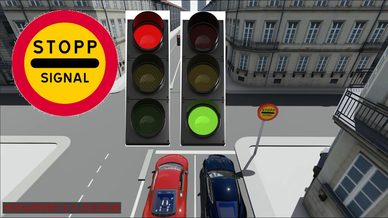 الدرس ( 8 ) شرح شاخصة Stopp Signal - YouTube