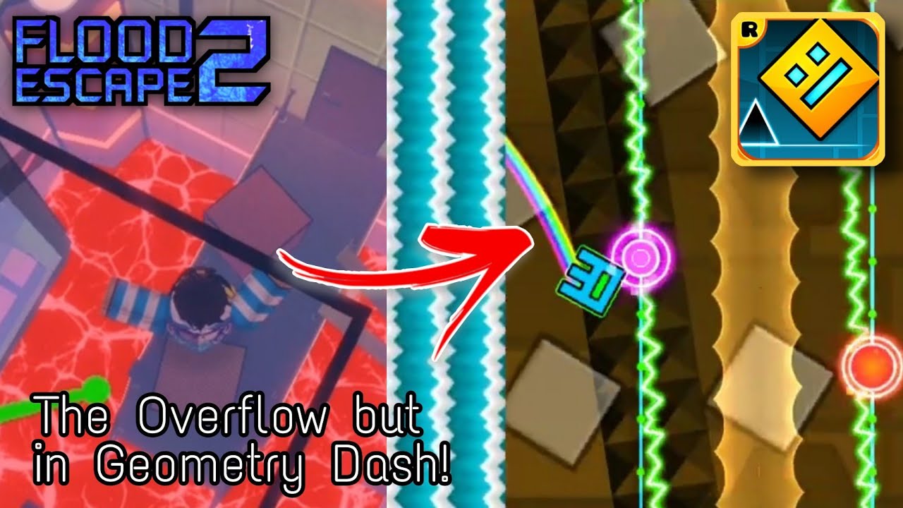 FE2? | The Overflow... but in Geometry Dash!? (Fan-Made Level by Me ...