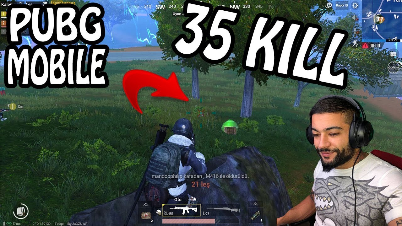 SANHOK DA KİLL KASMACA 35 KİLL PUBG MOBİLE #TPP - YouTube