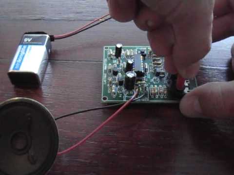 Velleman Steam Train noise circuit board kit MK134 working - YouTube