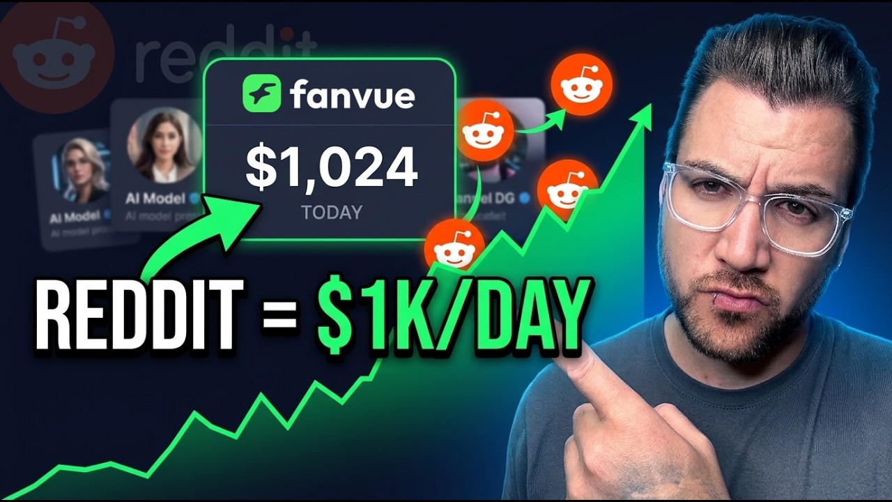 How I Made $1000 Daily on AI Model Fanvue With Reddit Only (AI OFM ...