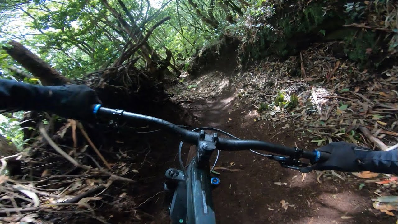 Madeira enduro MTB - Pinball (levada tunnel trail) - YouTube