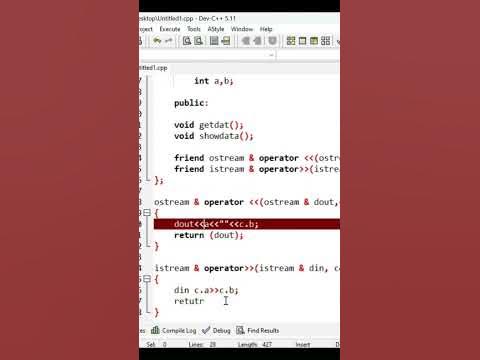 Overloading using insertion and extraction operator || C++ 🔥🔥🔥🔥 - YouTube