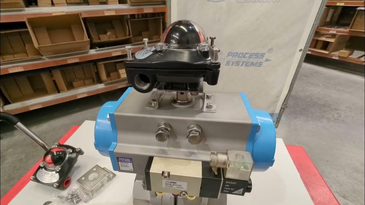 Pneumatic Actuator Limit Switch Box - YouTube