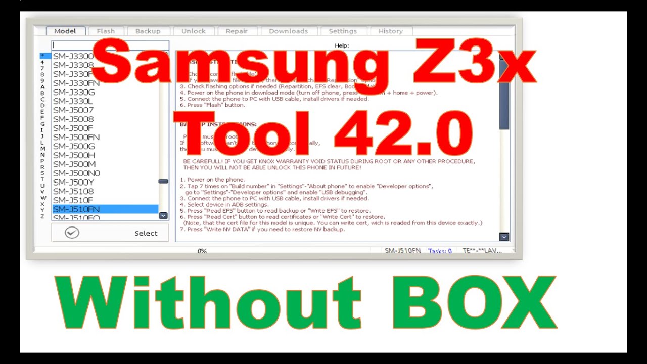 Samsung Tool Pro 42.0 Without Box | Complete Model Supporting - YouTube