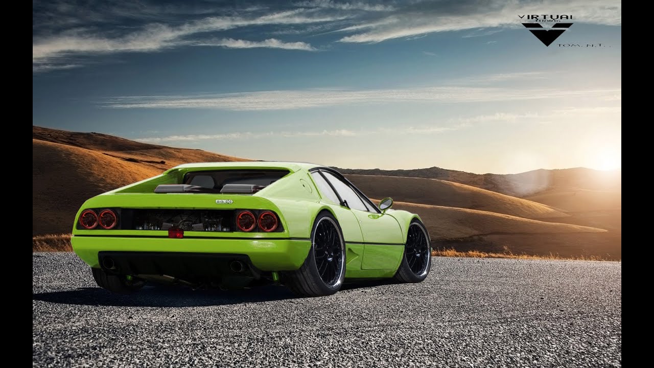 Virtual Tuning Photoshop- Ferrari 512 BB Twin Turbo - YouTube