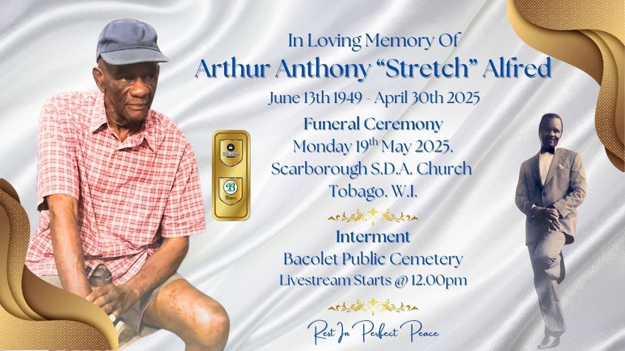 Arthur Anthony "Stretch" Alfred - The Celebration Of His Life. - YouTube