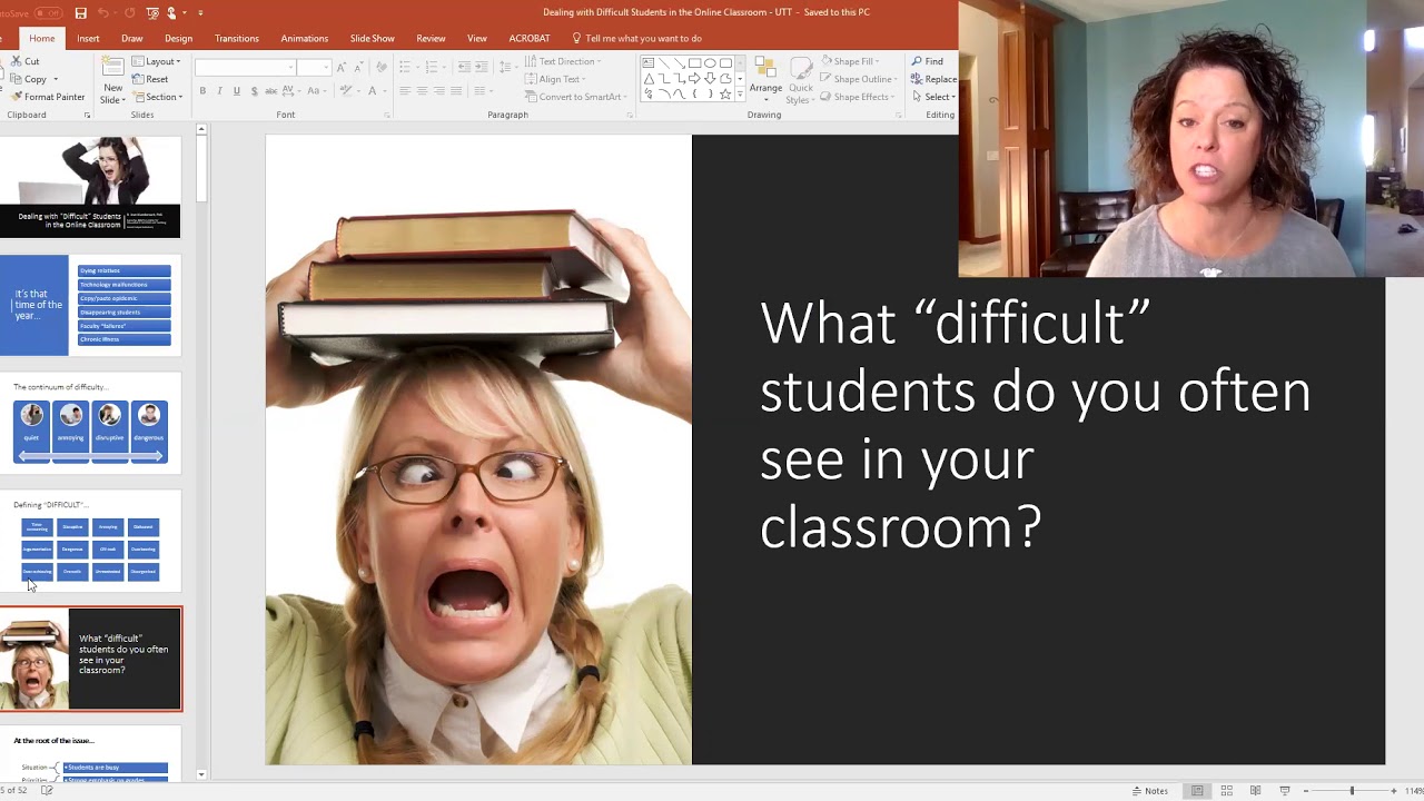 Dealing with Difficult Students - YouTube