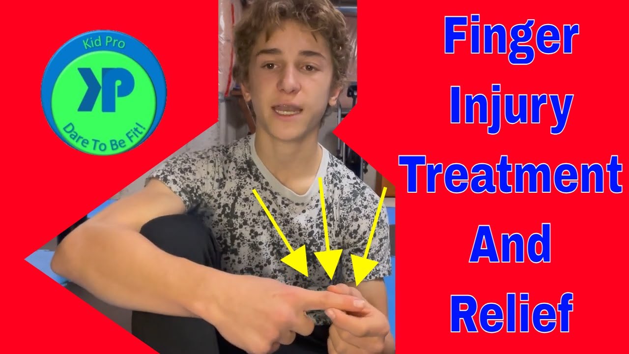 Finger injury treatment at home - YouTube