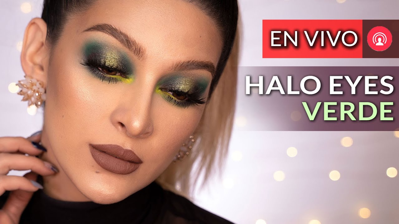 ️ EN VIVO MAQUILLAJE HALO EYES PASO A PASO - YouTube