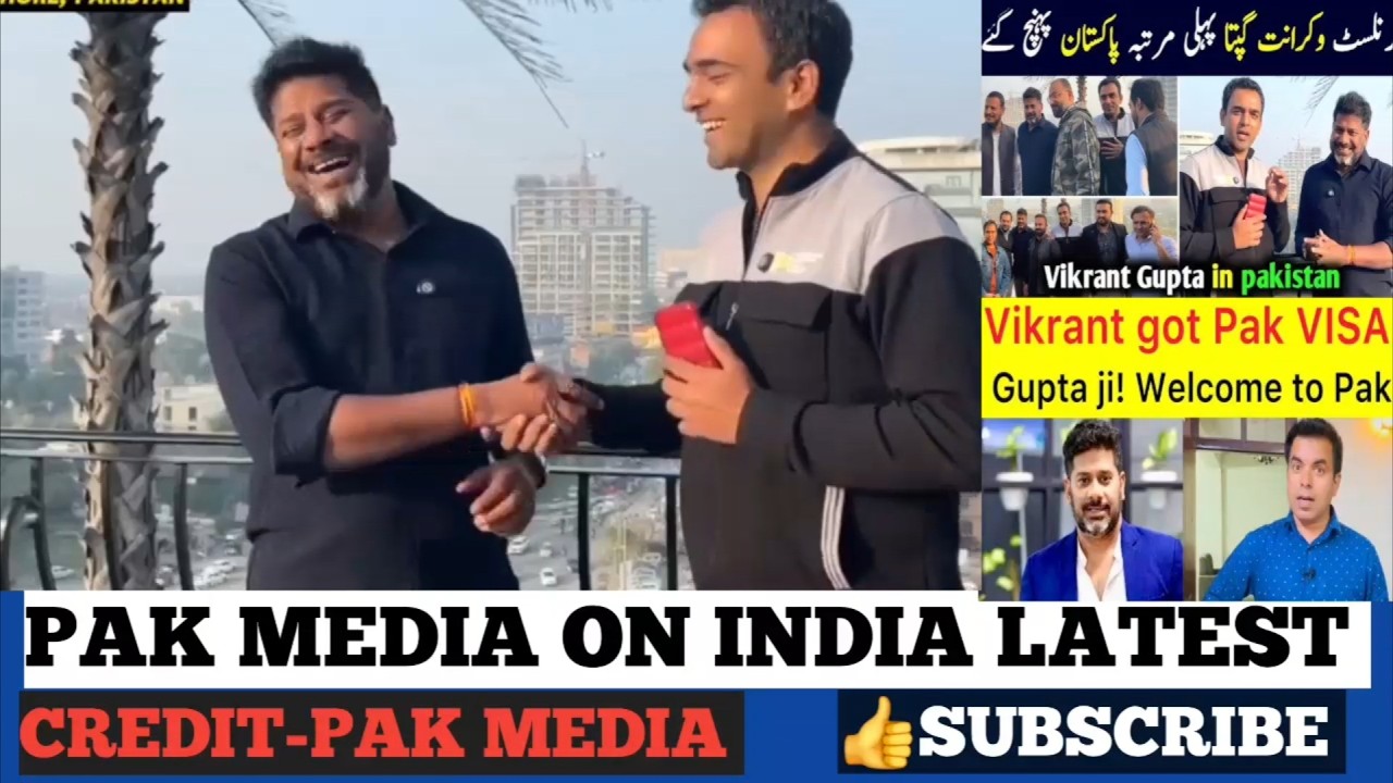 Live🔴Vikrant gupta in Lahore Pakistan interview|vikrant on pak media channel|sports tak| #india ...