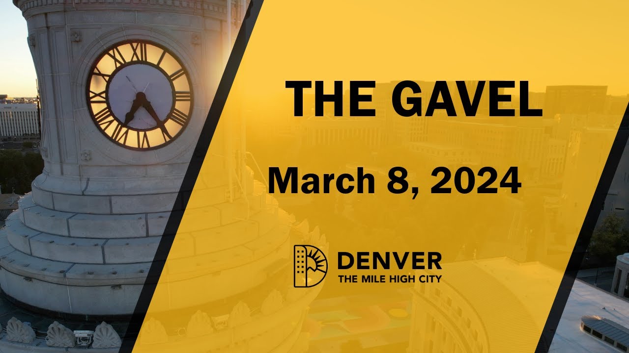 Weekly Denver City Council Wrap-Up - March 8th, 2024 - YouTube