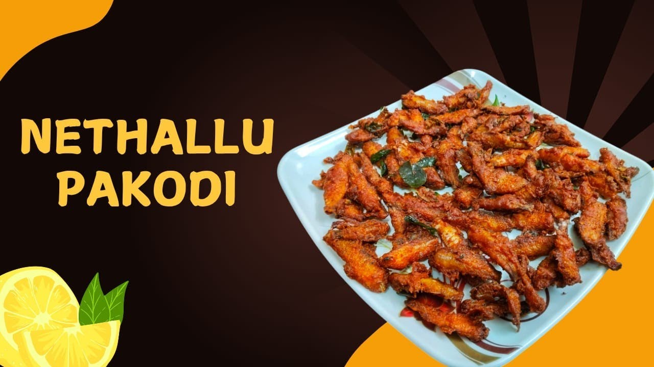 Nethallu Pakodi Recipe | Godavari Style | SLVC Vlogs - YouTube