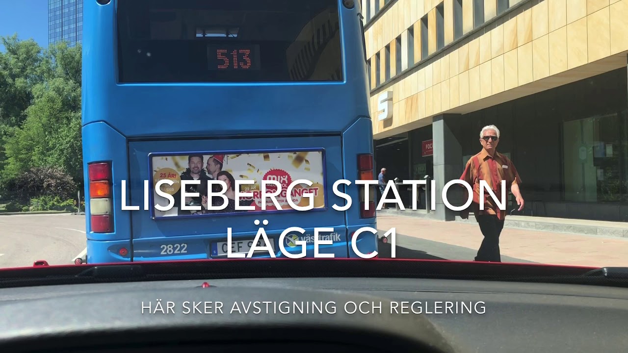 Linje 513 Delsjömotet - Liseberg Station - YouTube