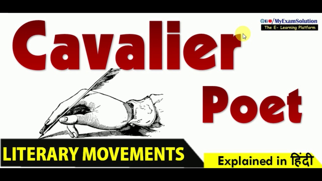 Cavalier Poets ( हिंदी ) | M.A English | UGC NET/JRF, SET - YouTube