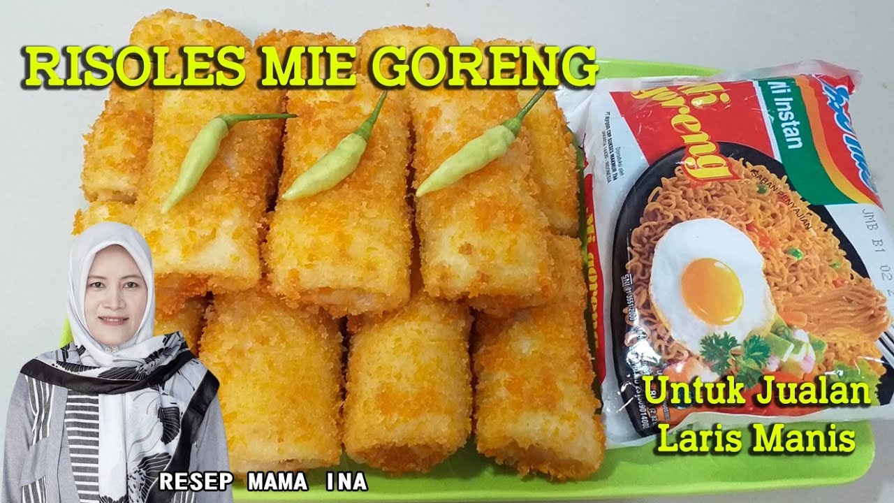 resep dan cara buat risoles mie goreng sosis ♡ resep risoles - YouTube