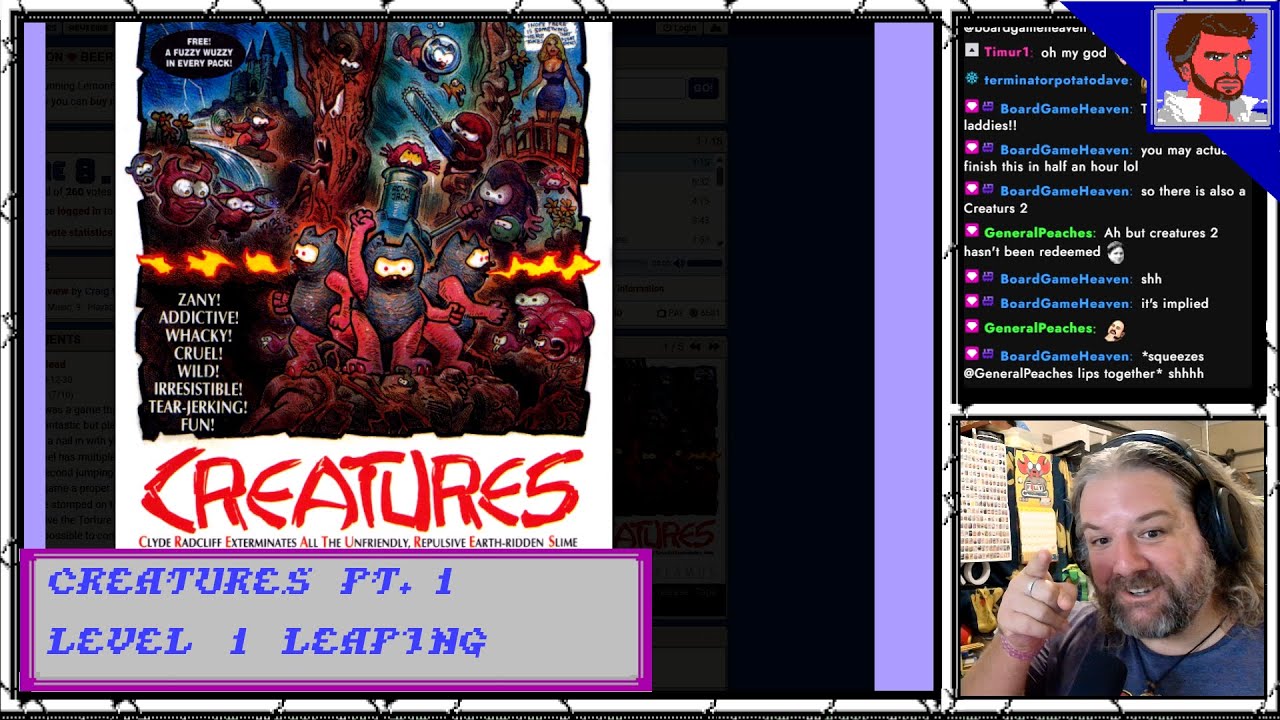 Anniversary April - Creatures (C64) Pt. 1 - Level 1 Leaping - YouTube