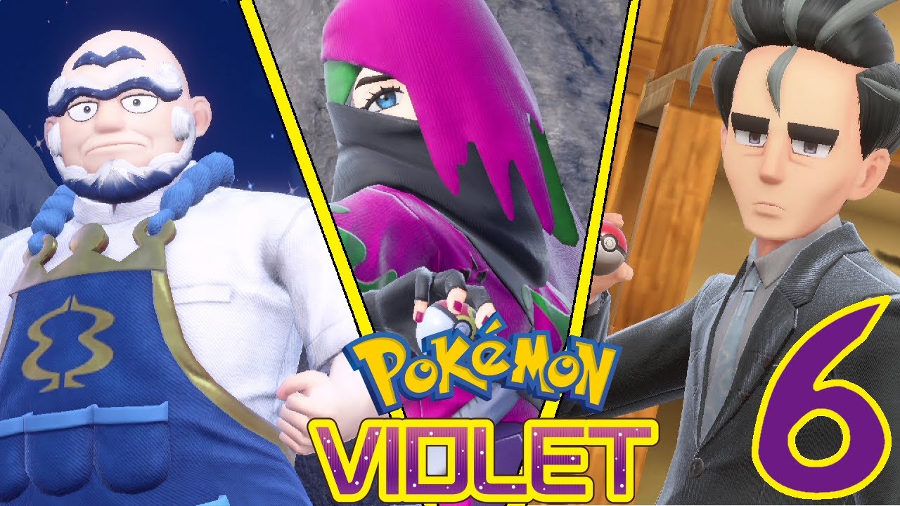 Pokemon Violet Playthrough No Commentary Part 6 - Water, Poison ...