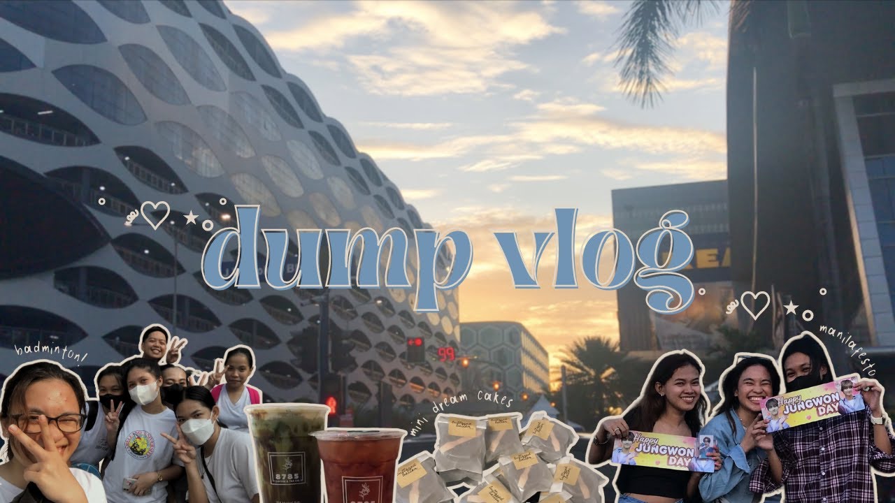 dump vlog — february; manilafesto, baking orders, socializing - YouTube