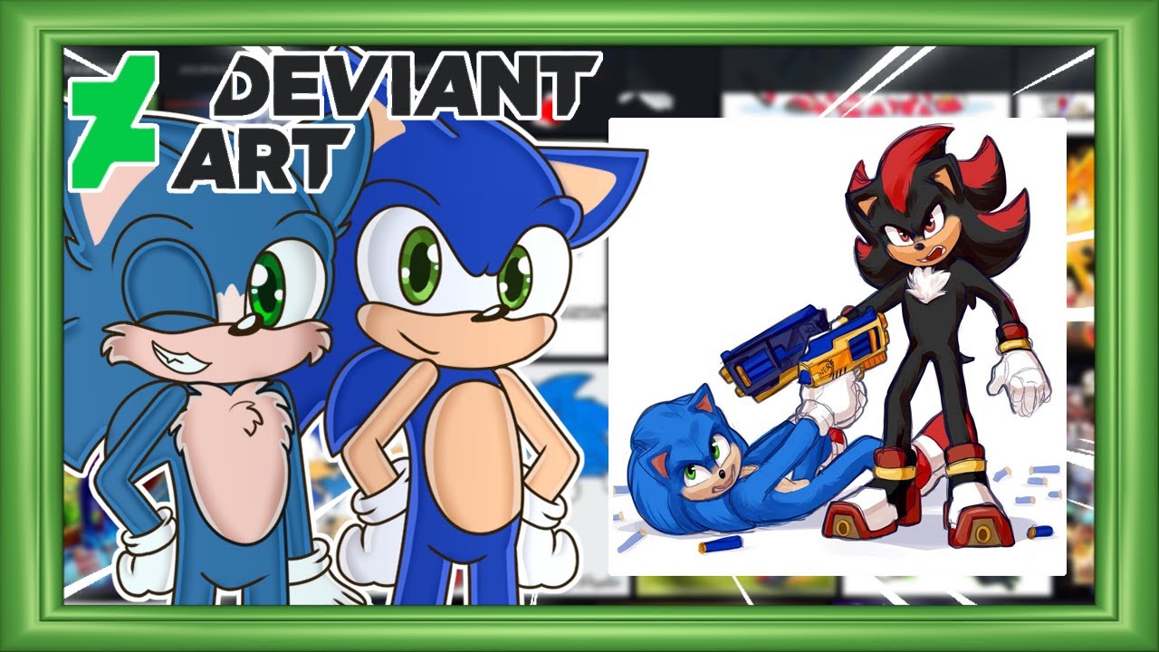 Movie Sonic & Sonic Visit Deviant Art - WHY IS THIS SHIPPED?!? - YouTube