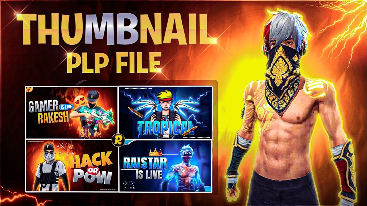 🟡 [PLP] FREE FIRE THUMBNAIL PLP FILE || FREE FIRE THUMBNAIL PACK 🟡 || # ...
