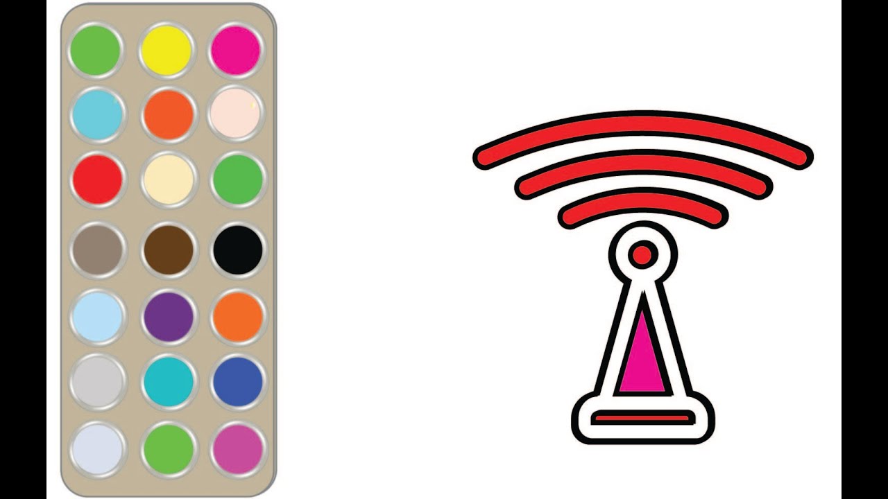 antenna Kids Drawing | Easy Drawing For Kids | YouTube Shorts - YouTube
