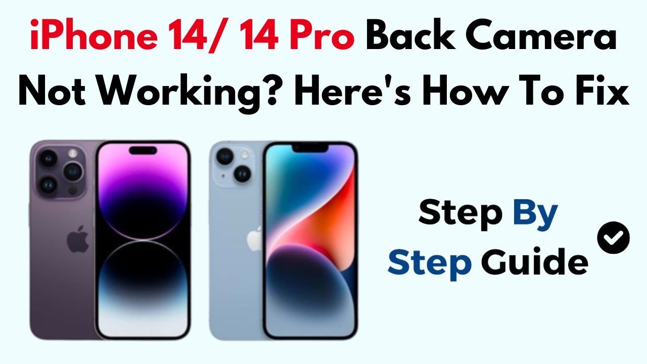 iPhone 14/ 14 Pro Back Camera Not Working? Here's How To Fix - YouTube