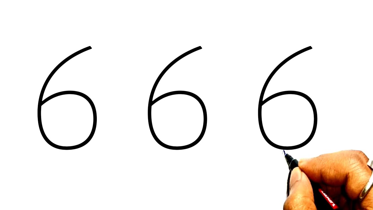 🔴 Very Easy!How to Draw an ass with 6 number step by step | Ass drawing ...