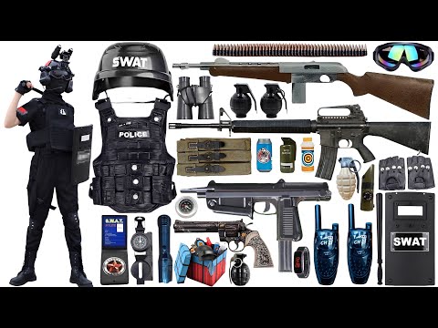 Special Police Weapon Toy Set unboxing | M4A1 Assault Rifle |G36 Automatic Rifle |Glock Pistol |Bomb