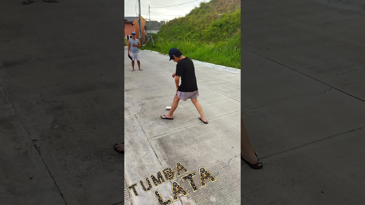 Pinoy Games | Larong Pinoy | Tumbang Preso | Tumba Lata - YouTube