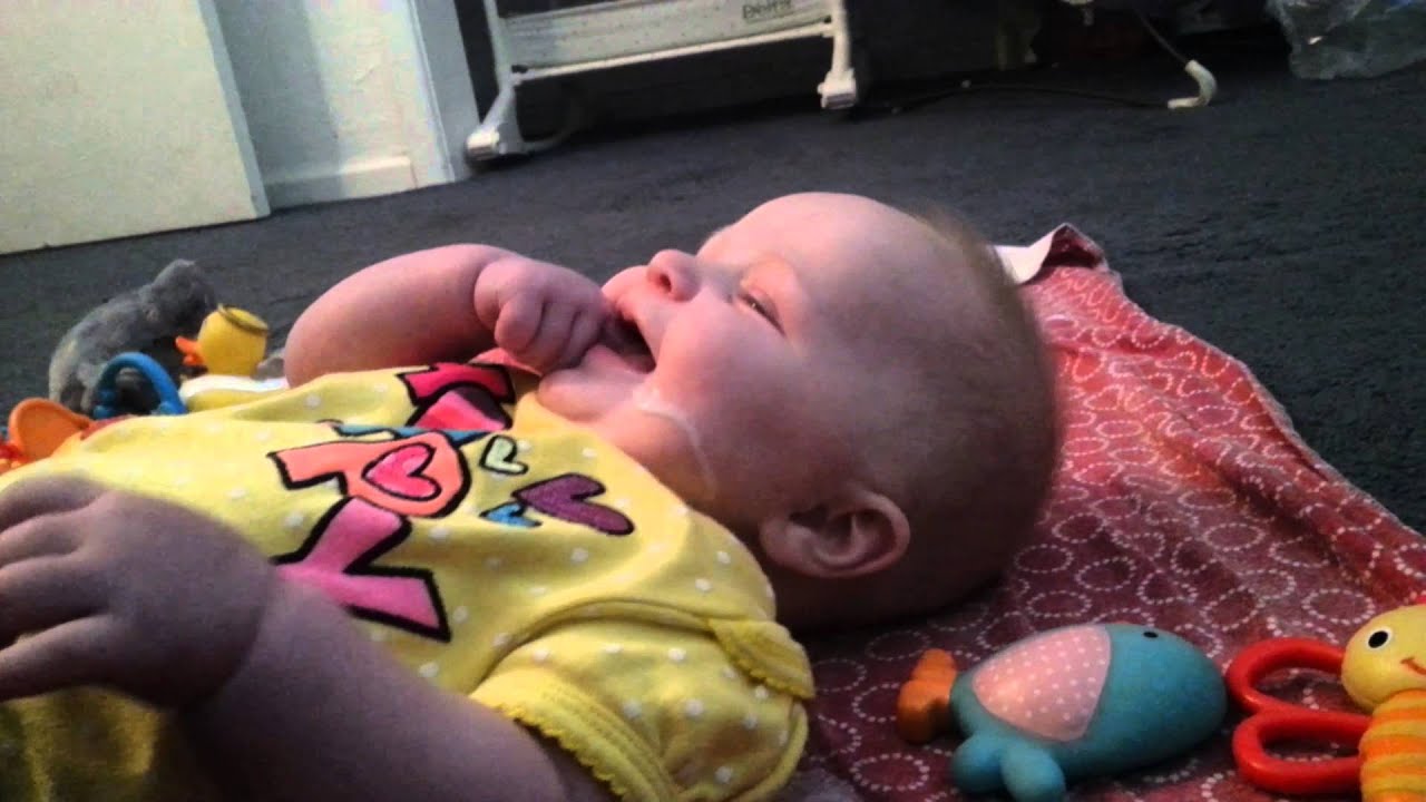 Tickling the baby - YouTube