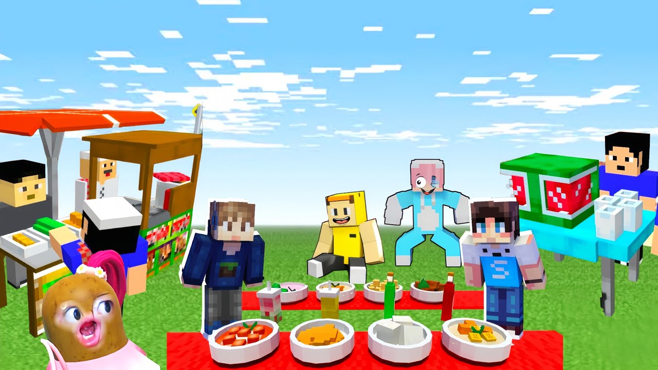 Reaksi Minecraft War Takjil, Mister Cempreng, Atun & Momon, Stresmen ...