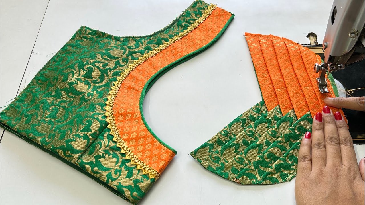 Latest Model Blouse Back Neck Design | Blouse Design | Cutting And ...