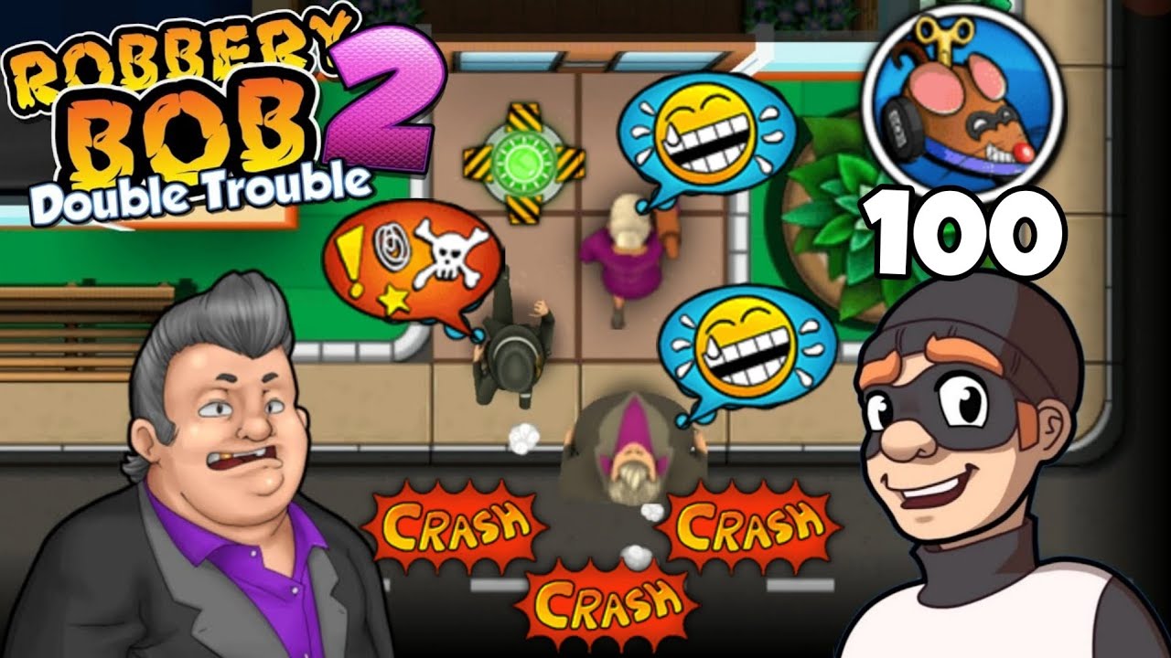 Robbery Bob - Old Lady, Don and Agent Bob Use Wind Up Toy v2 - YouTube