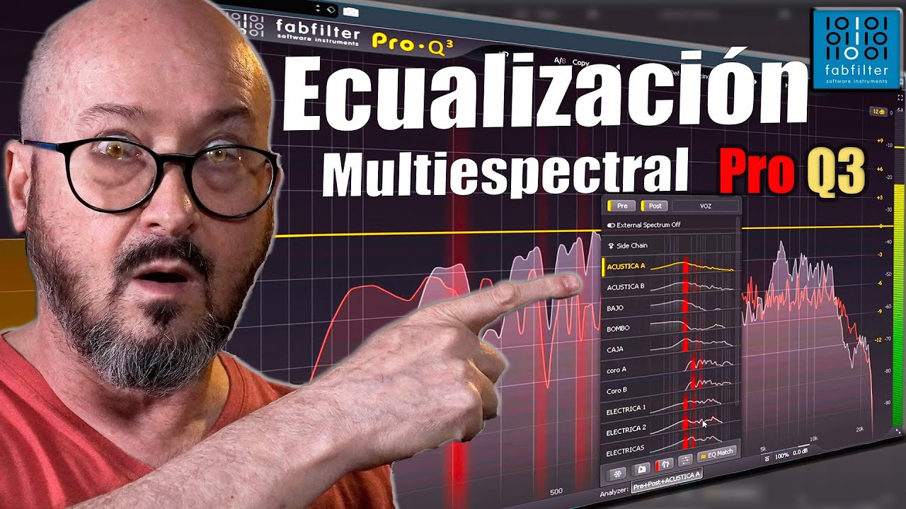 FAB FILTER Pro Q3 EQ AVANZADA evitar ENMASCARAMIENTO - YouTube