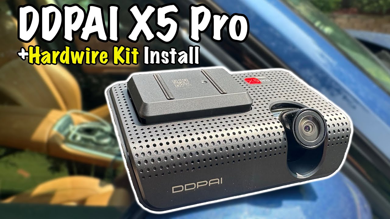 DDPAI X5 Pro 4K Dash Camera Review and Hardwire Kit Install - YouTube