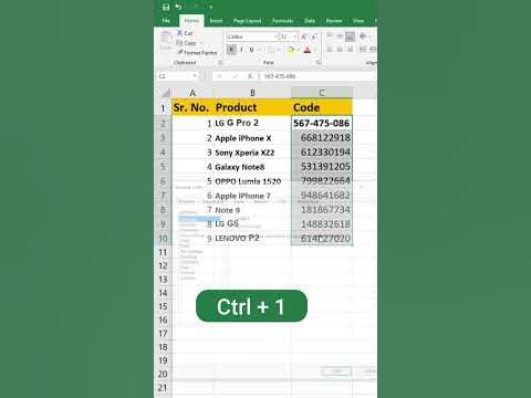 Advance trick to change format in Excel | #excel #shorts #trendingshorts #courseadda - YouTube