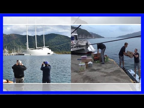 Dünyanın en pahalı 'sailing yacht a' isimli yelkenli yatı marmaris'te..