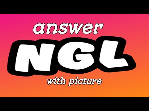 How to answer ngl question with picture - YouTube