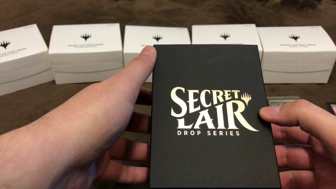 Unboxing Magic The Gathering Secret Lair Full Set - YouTube
