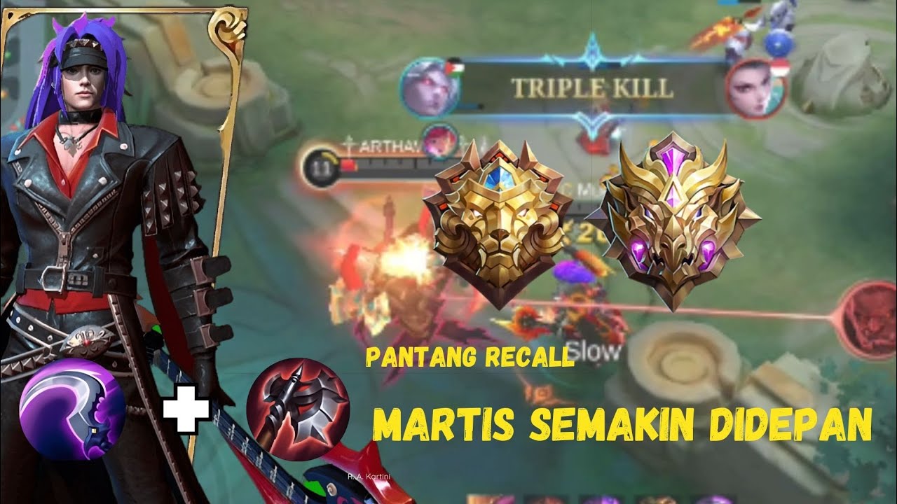 Martis Best Build, Item martis tersakit dan tahan lama MLBB Triple Kill ...
