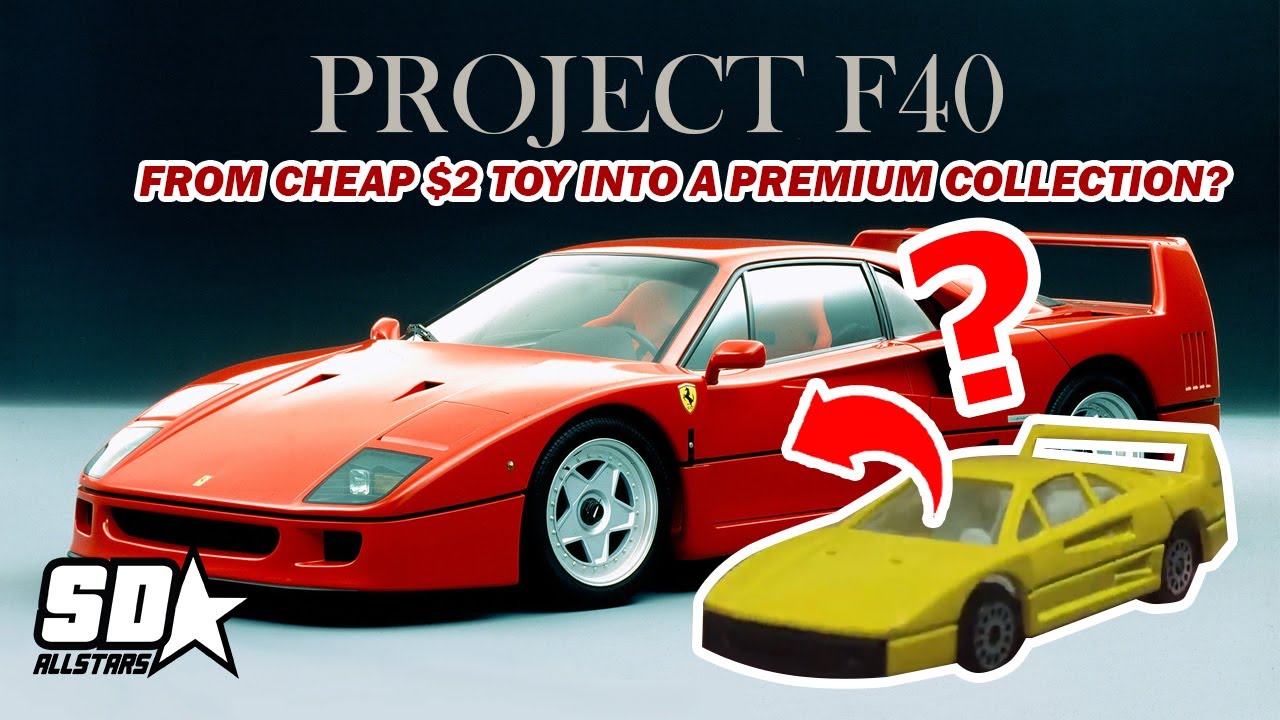 【Rebuild a cheap Ferrari F40 Toy?】It's that worth? 【重新改造一臺廉價F40玩具?】值得嗎 ...