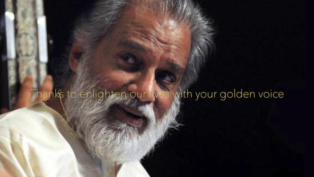 A tribute to Yesudas on his 77th Birthday- By Arun Raveendran - YouTube