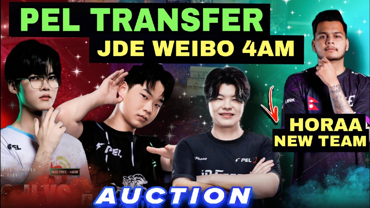 Horaa New Lineup, PEL AUCTION Complete, 3 Team Disband | Pubg Mobile ...