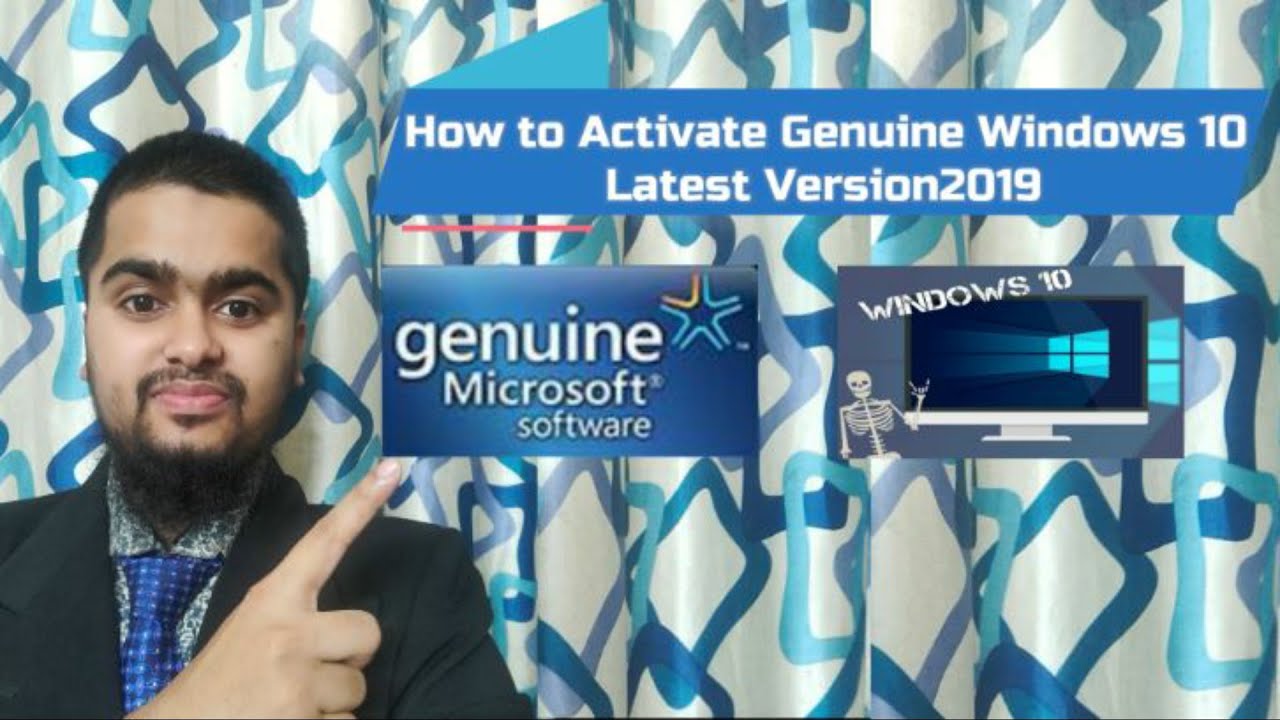 How to Activate Genuine Windows 10 all latest version 2019-2020 - YouTube