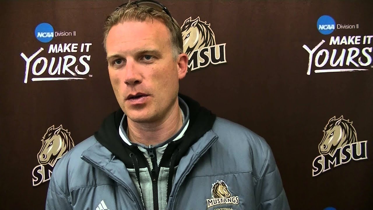 Cory Sauter following SMSU's eighth win of the season - YouTube