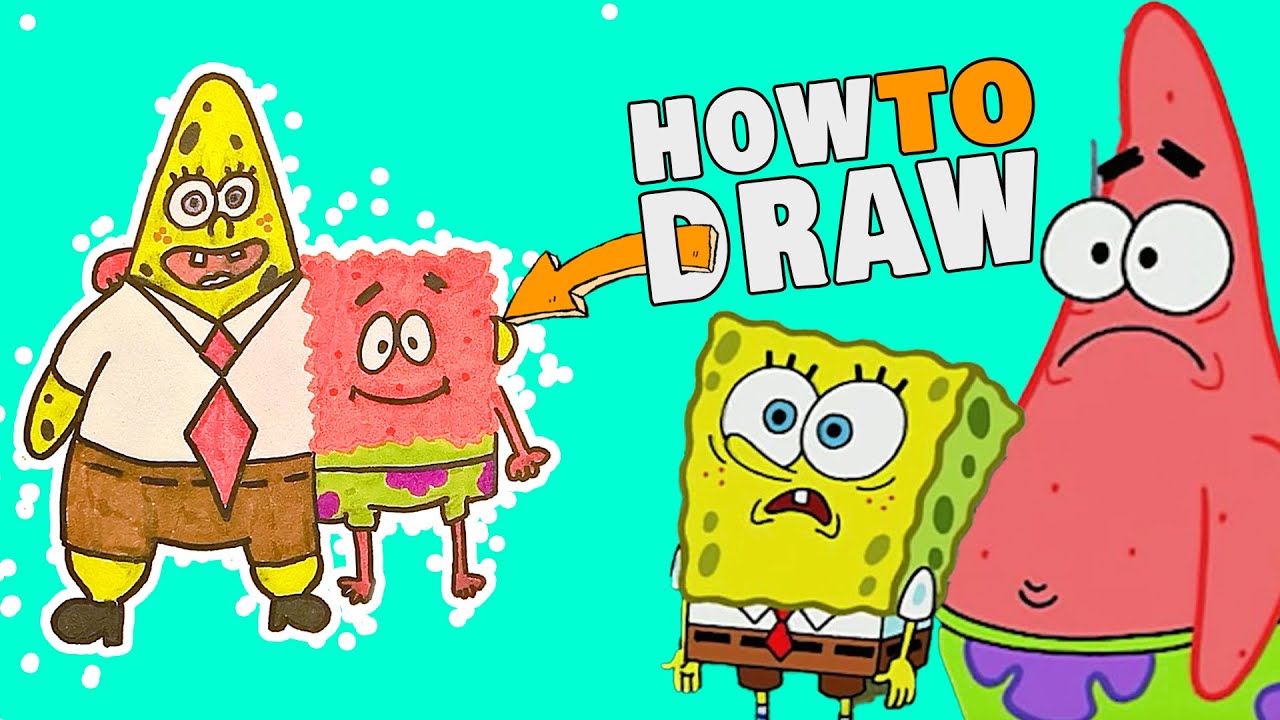 How to draw SpongeBob and Patrick Swap Shapes😱 - YouTube